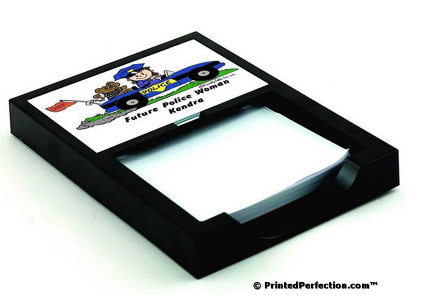Printed Perfection Personalized Future Police Officer - Female Memo ...