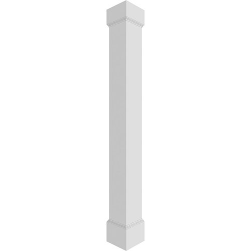 PCI Enterprises Square Non-Tapered Smooth PVC Endura-Craft Column Wrap ...
