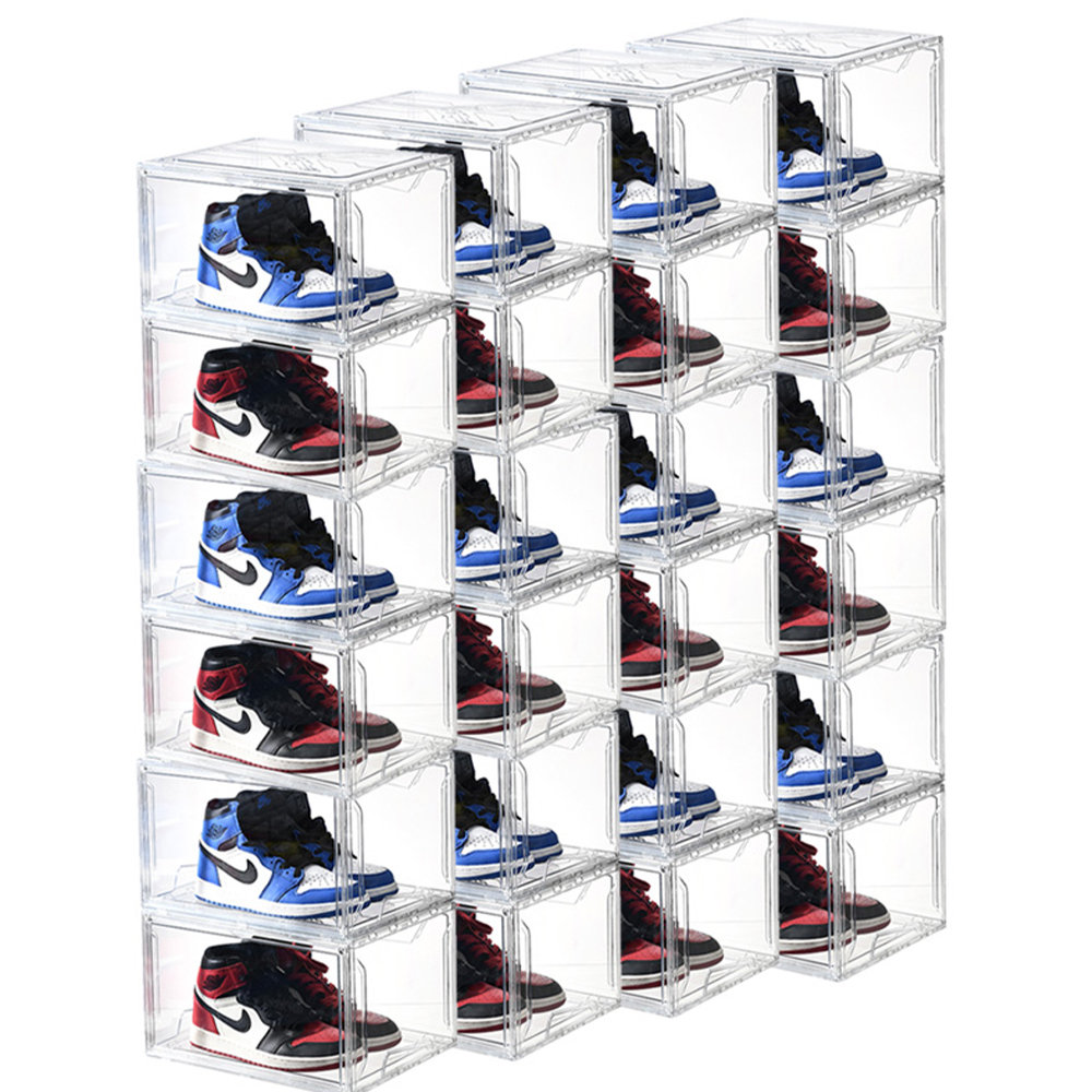 Infinitee Green Shoe Storage With Magnetic Door | Wayfair