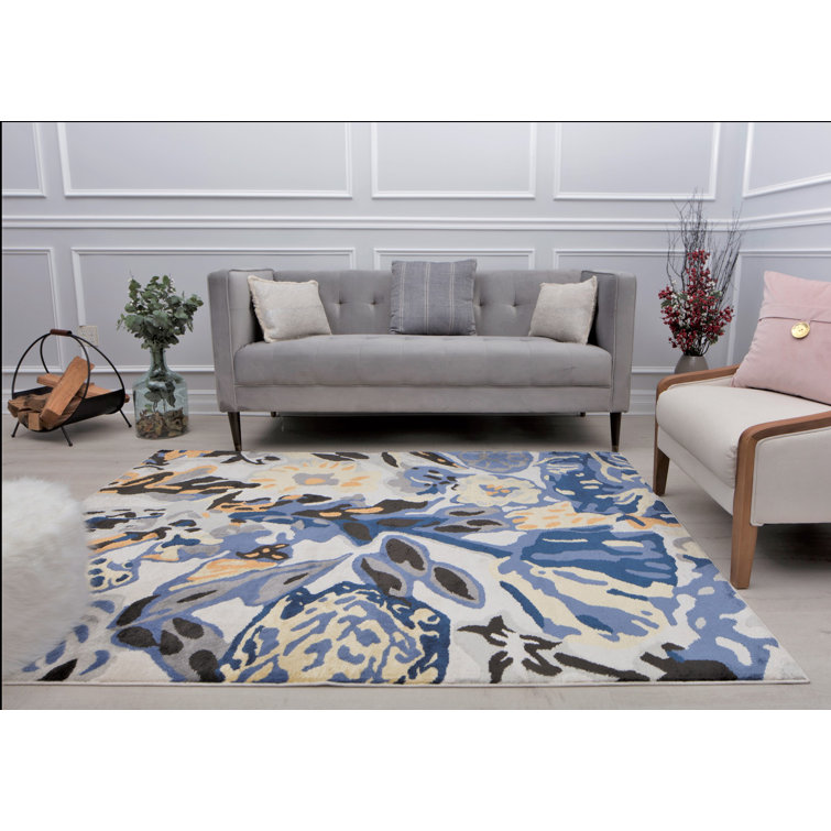 Ebern Designs Valentina Floral Spring Delight Area Rug & Reviews | Wayfair