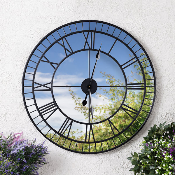 ClassicLiving Adaiah Metal Wall Clock | Wayfair.co.uk