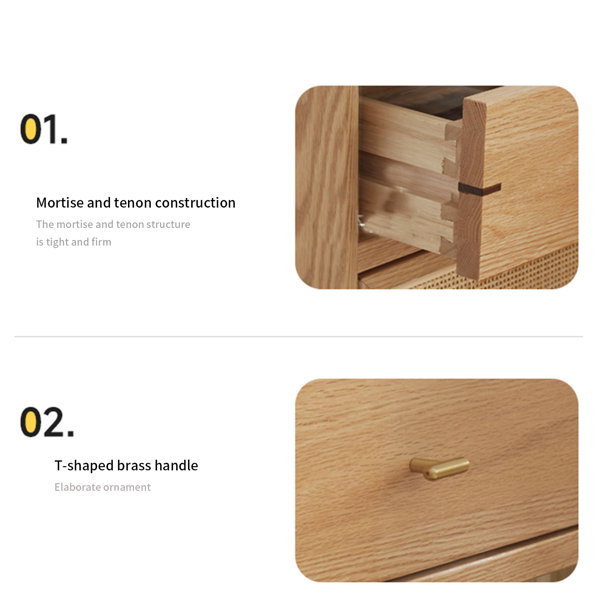 DICIXA Vine Woven Flip Bucket Shoe Cabinet 8 Pair Solid Wood Shoe ...