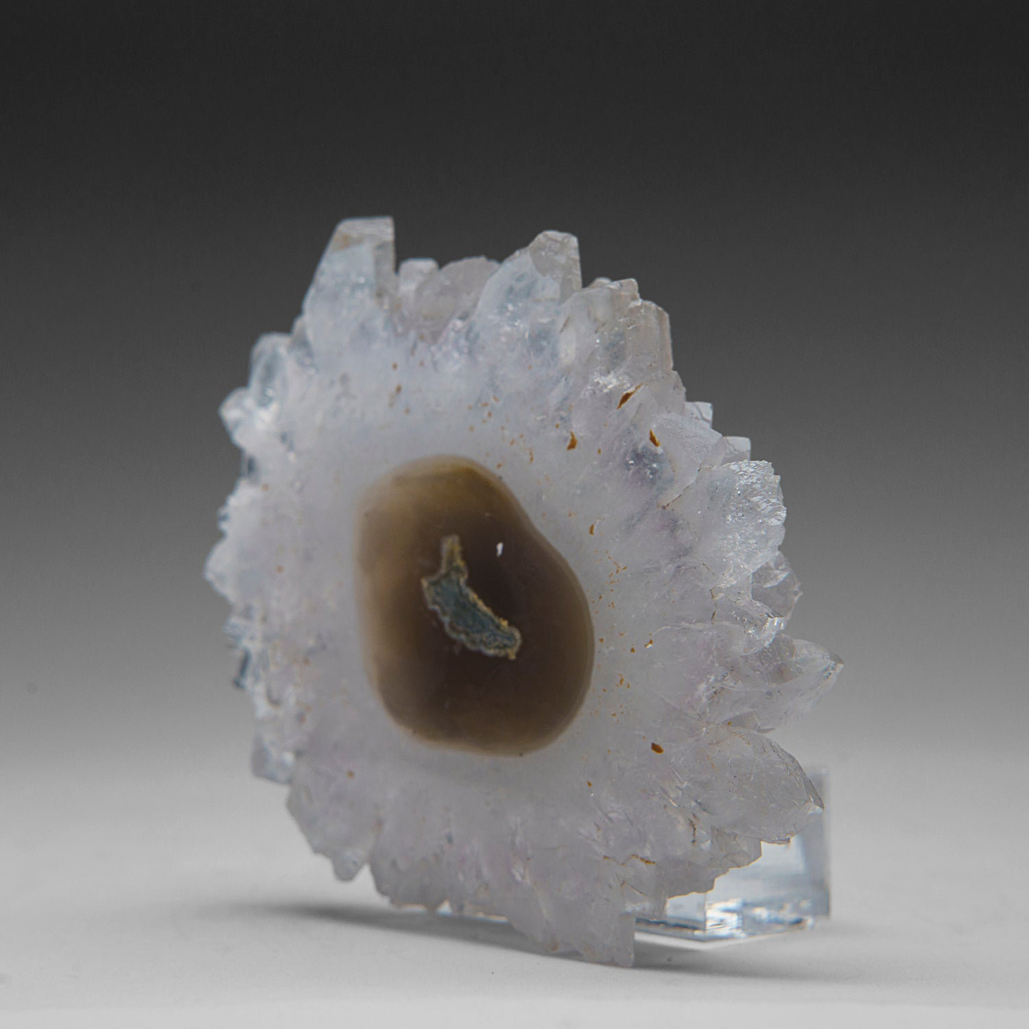 Astro Gallery of Gems Quartz Stalactite Slice From Uruguay (213 Grams ...