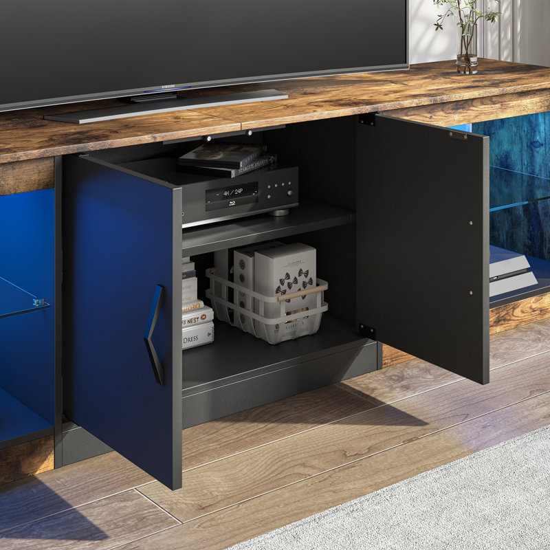 17 Stories Daisey 70" TV Stand for TVs up to 75", Media Console with ...