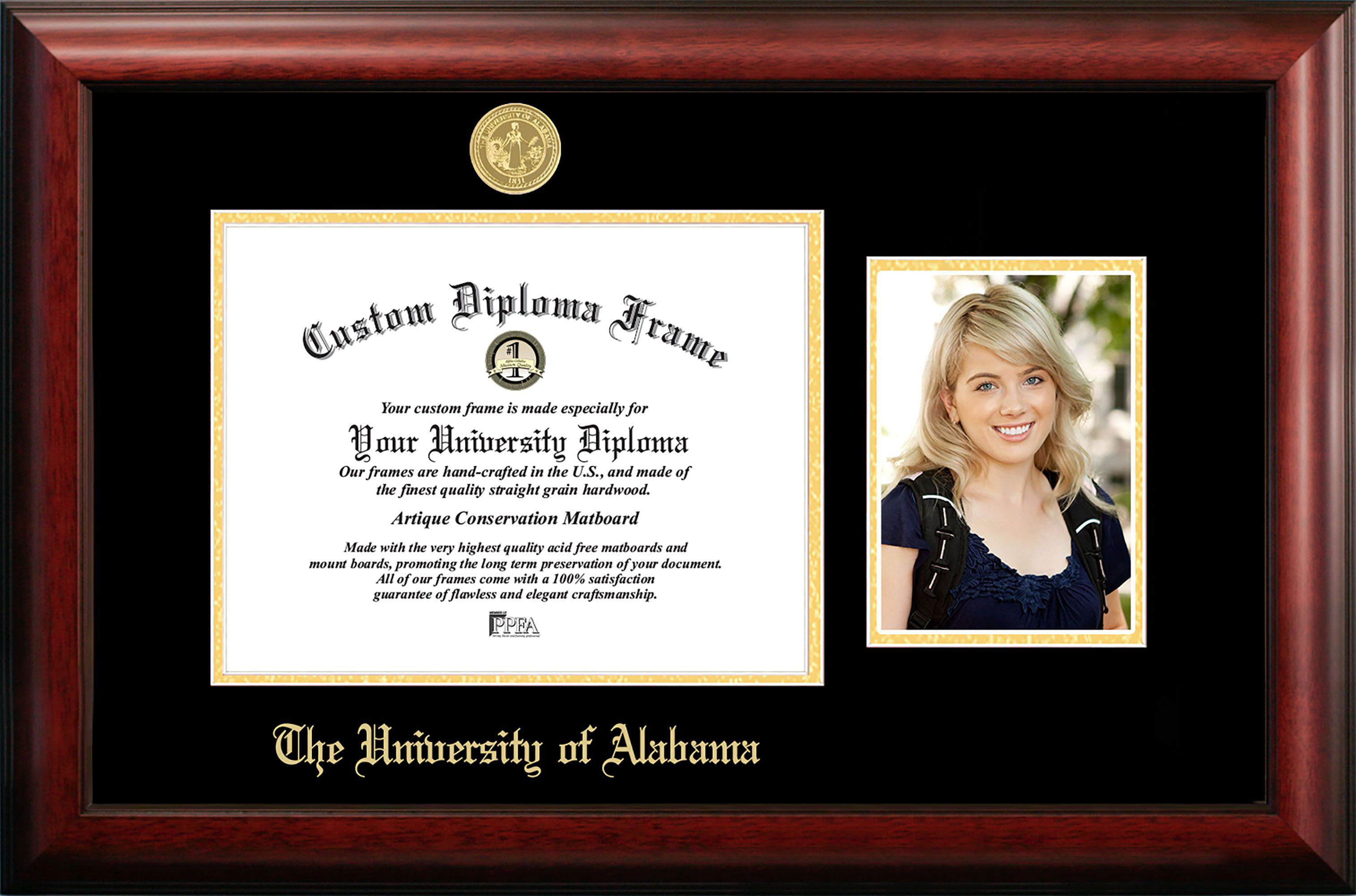 Campus Images University of Alabama, Tuscaloosa Embossed Diploma ...