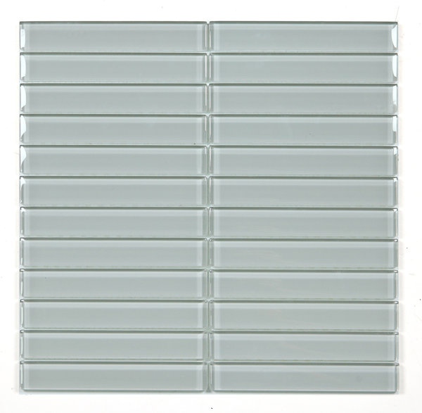 Abolos Flowing 12" x 12" Glass Brick Joint Mosaic Tile | Wayfair