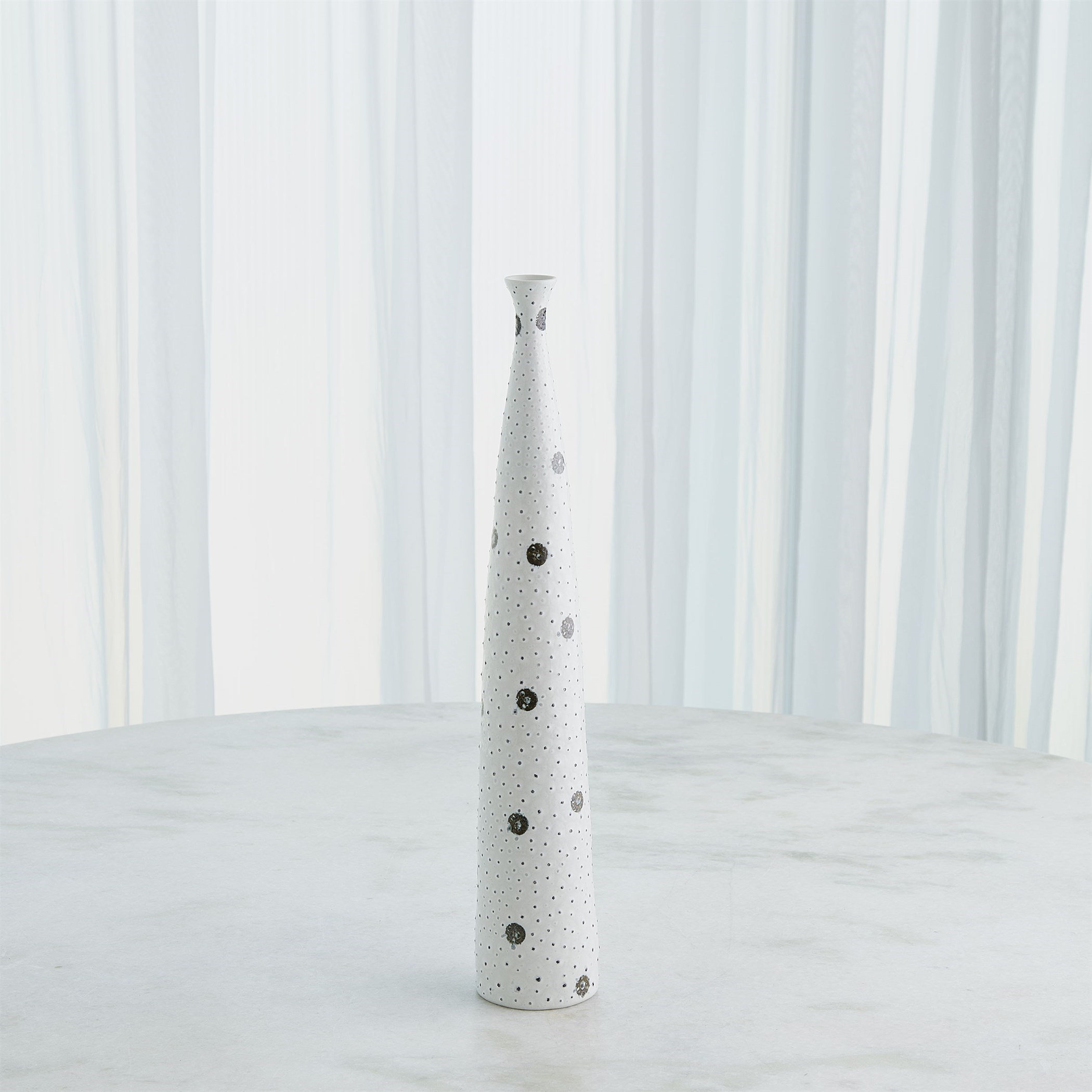 Studio A Home Spotted Tapered Handmade Porcelain Table Vase | Wayfair