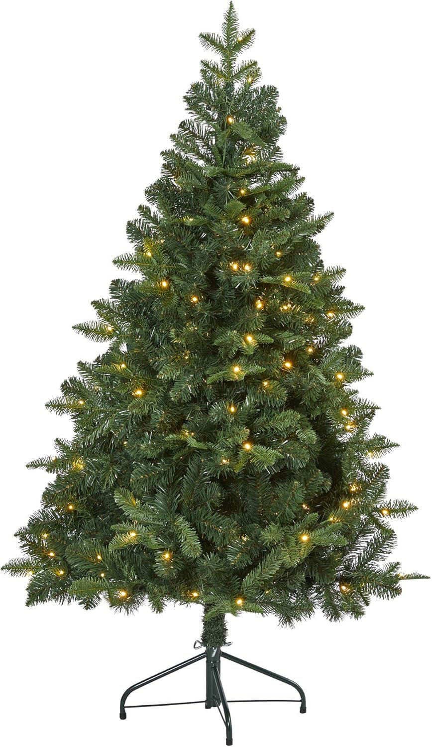 Winston Porter Grand Teton Spruce Flat Back Artificial Christmas Tree ...