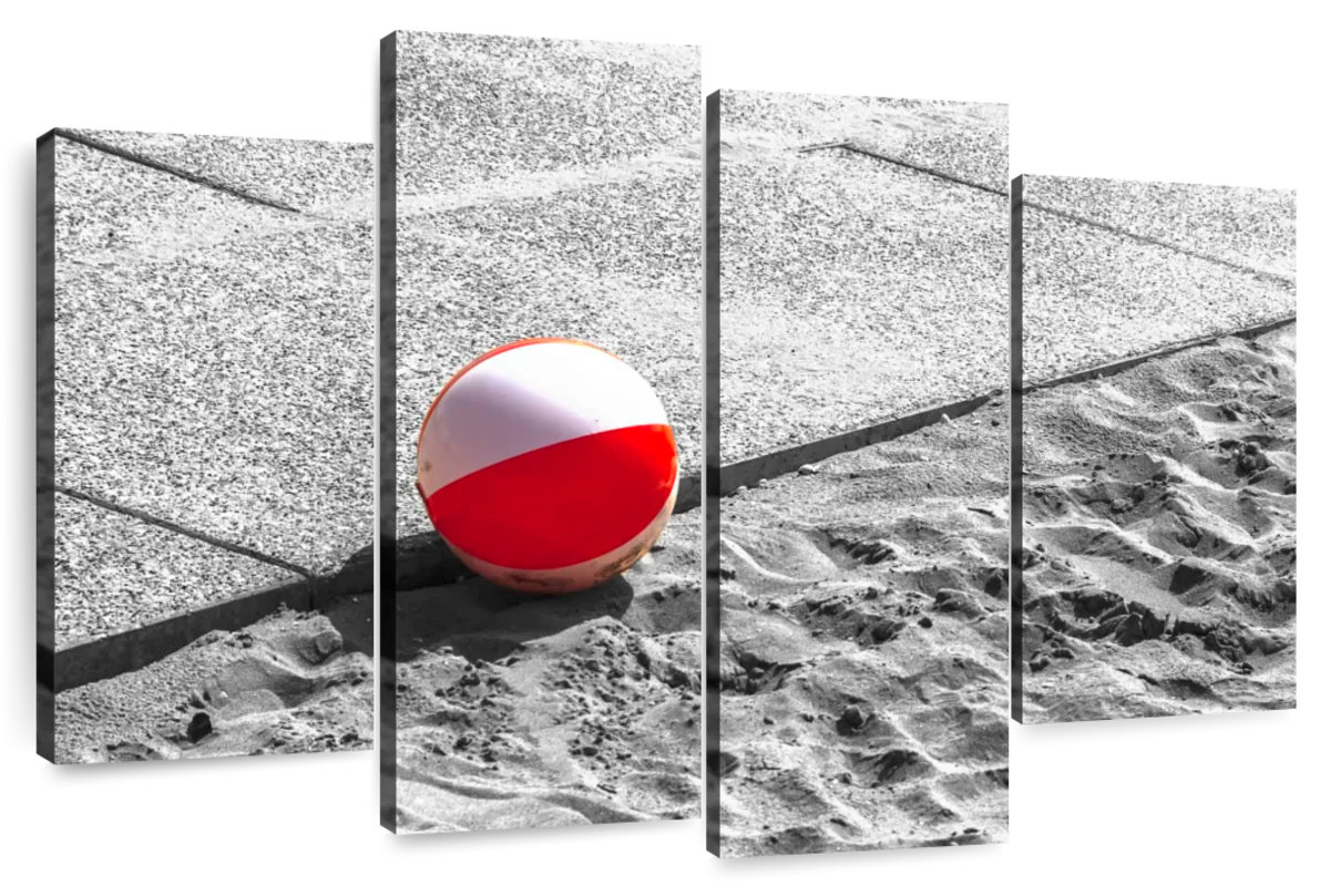 Ebern Designs Senne Summer Beach Ball Pop | Wayfair