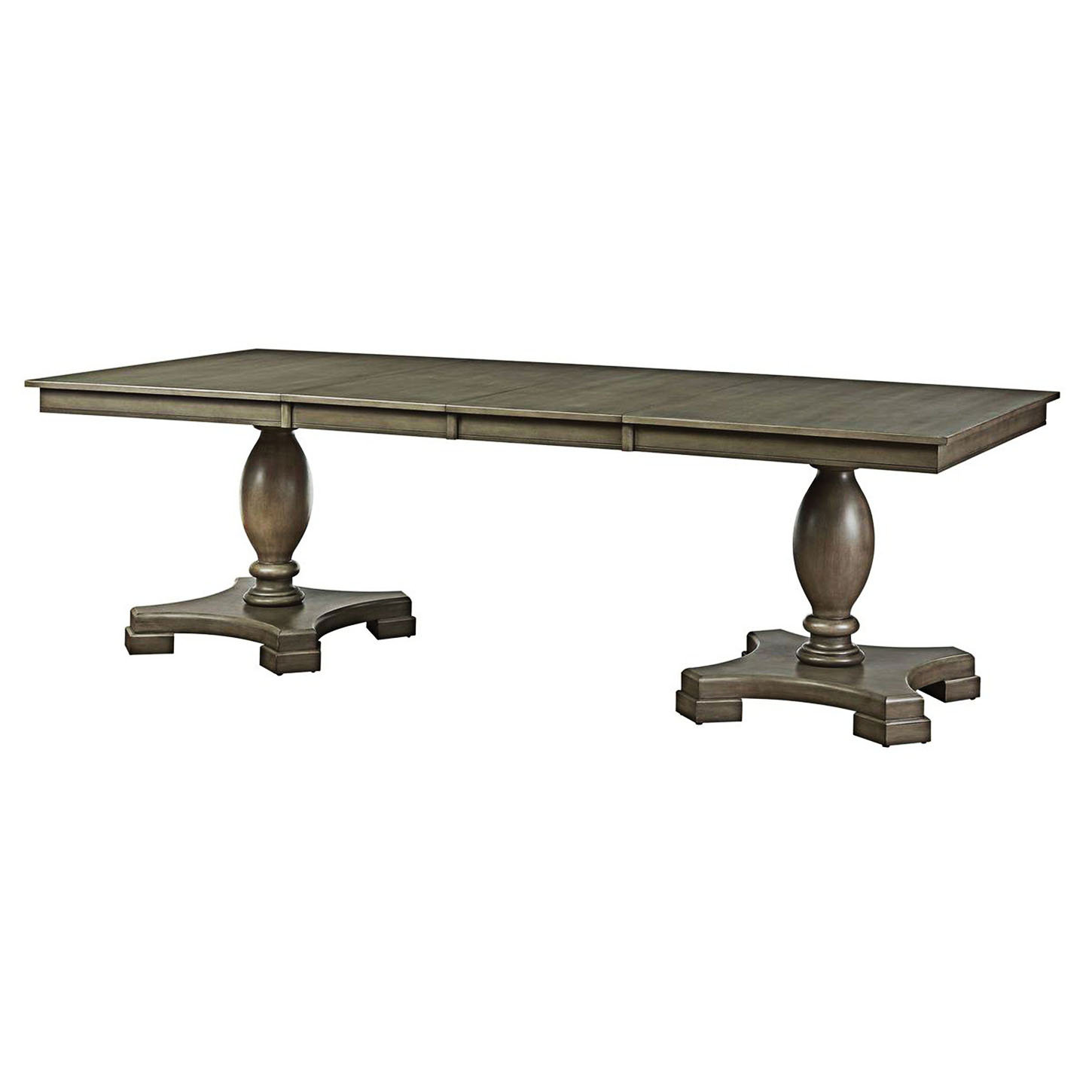 Latitude Run® Rectangular Double Pedestal Table With Leaf | Wayfair