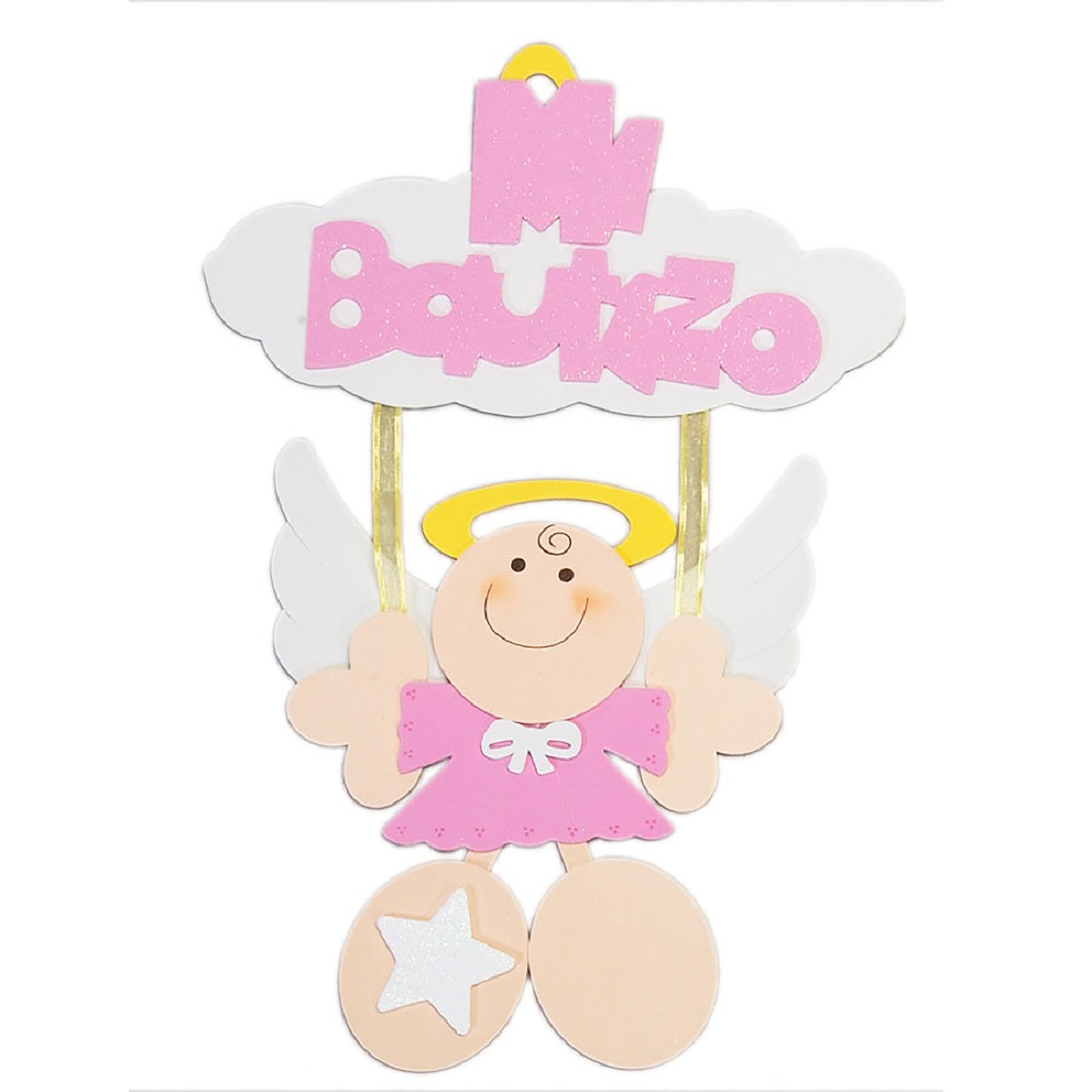 Bala Ceiling Fans 24 Piece Mi Bautizo Angel Boy Decoration Sign ...