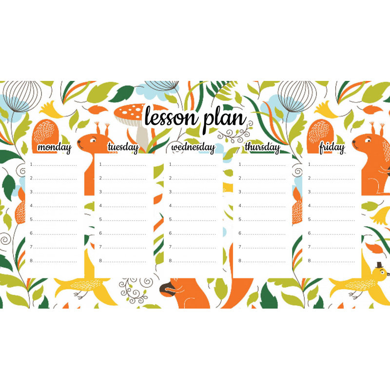 Wallvy Magnetic Lesson Plan Squirrels | Wayfair.co.uk