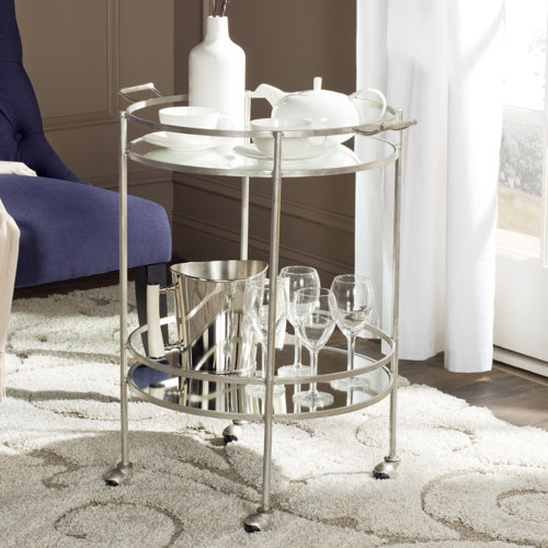 Silver Bar Carts You'll Love | Wayfair