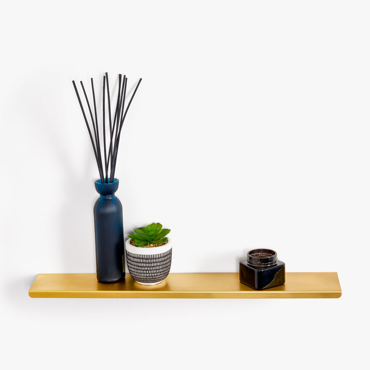 17 Stories Kailam Metal Floating Shelf | Wayfair.co.uk