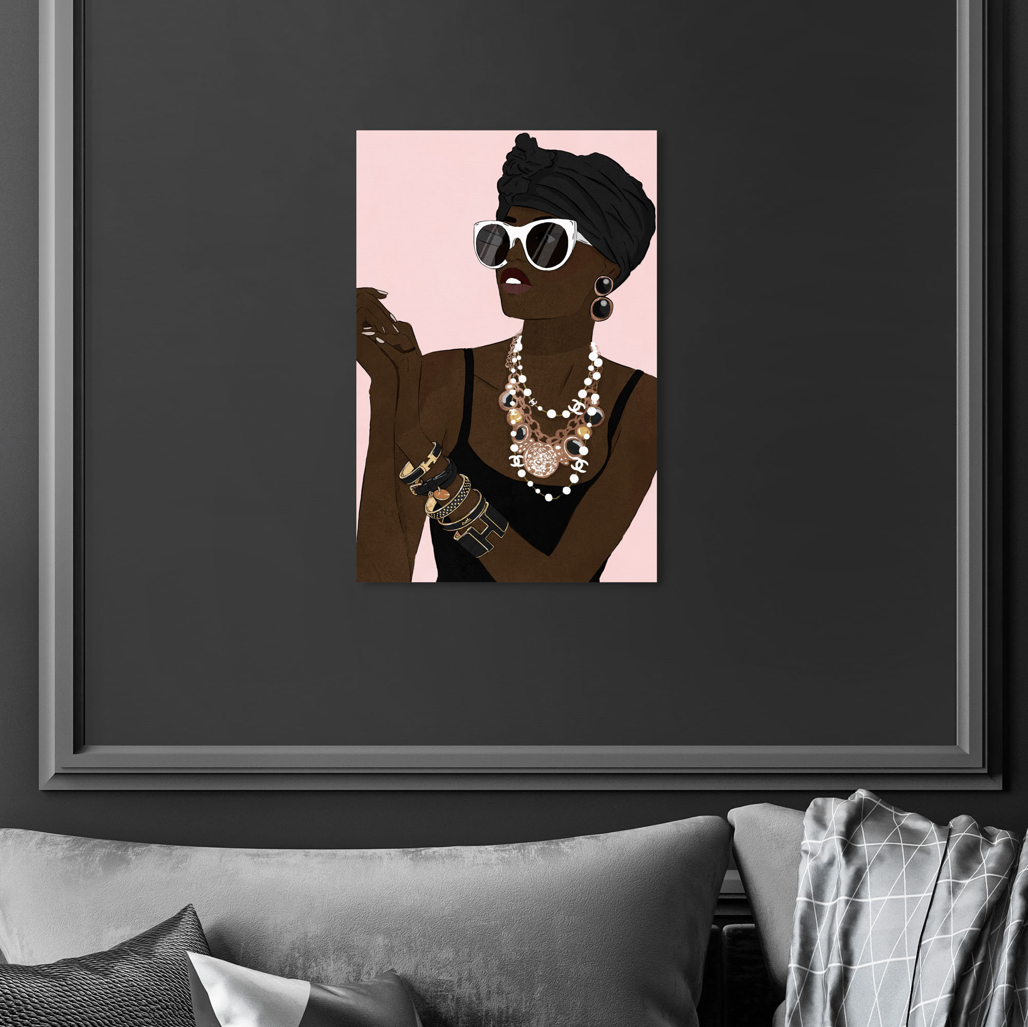 Oliver Gal Prints Fashion and Glam Fashion Girl Xoxo Portraits ...