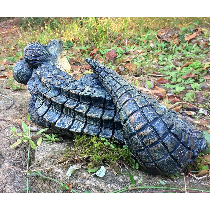 HomeStyles Whimsical "Welcome to Our Swamp" Sign Gator the Alligator ...