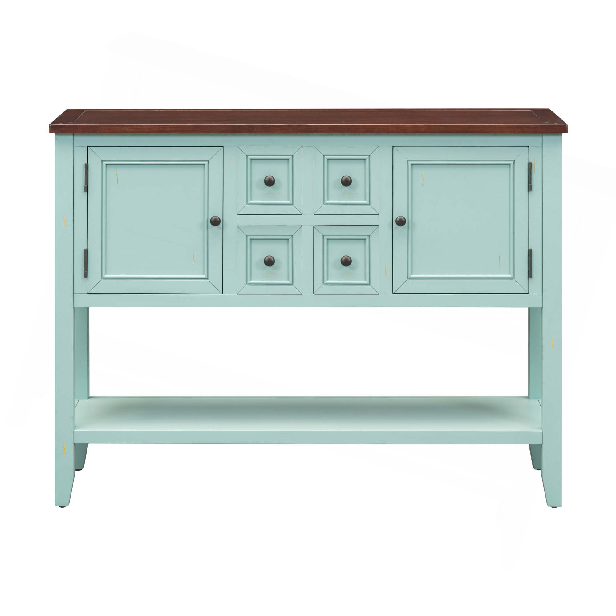 Red Barrel Studio® Cambridge Series Ample Storage Vintage Console Table ...