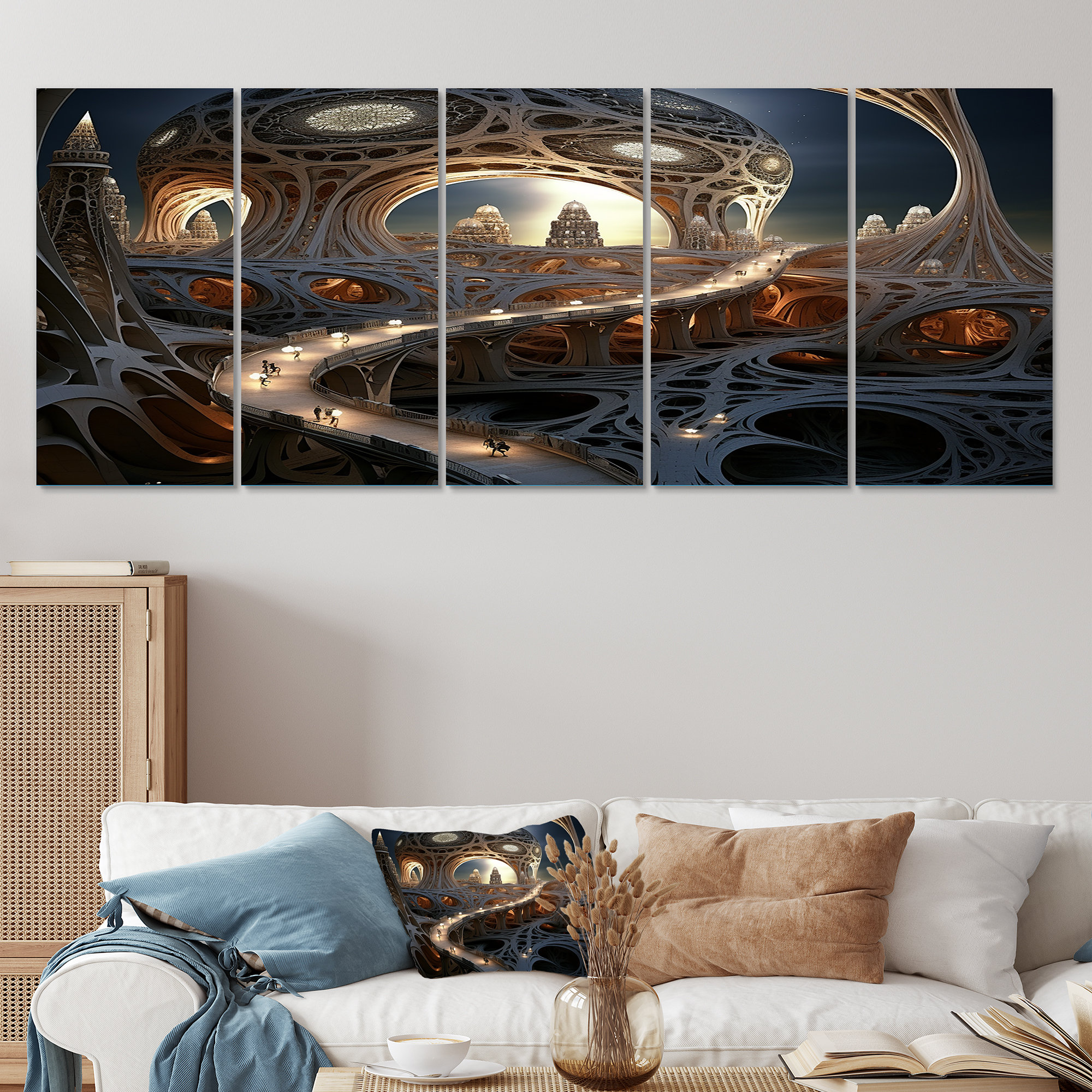 Ebern Designs Architectural Dreamscape Surreal Fractal Fantasy III ...