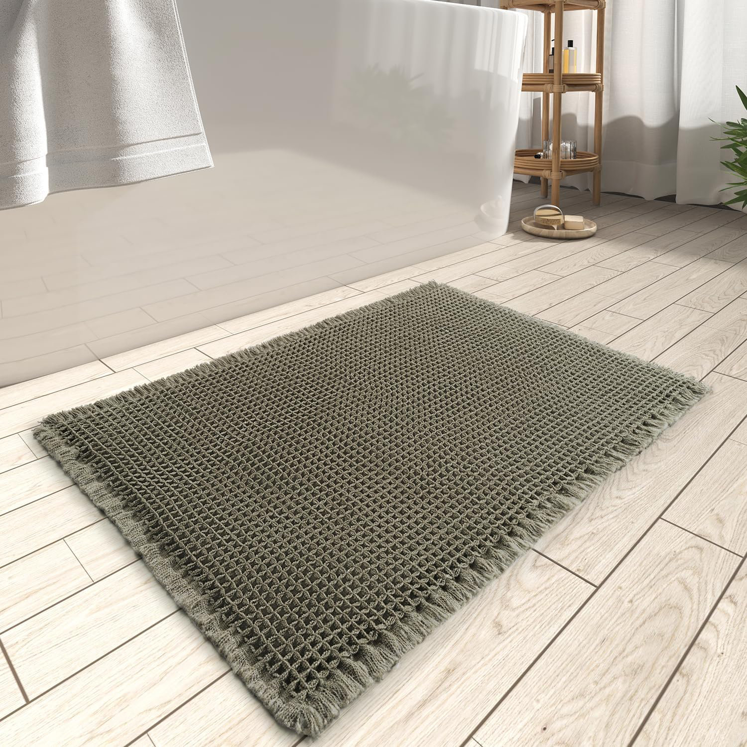 Latitude Run® Rayshod 0.1'' Thick Bath Mats | Wayfair