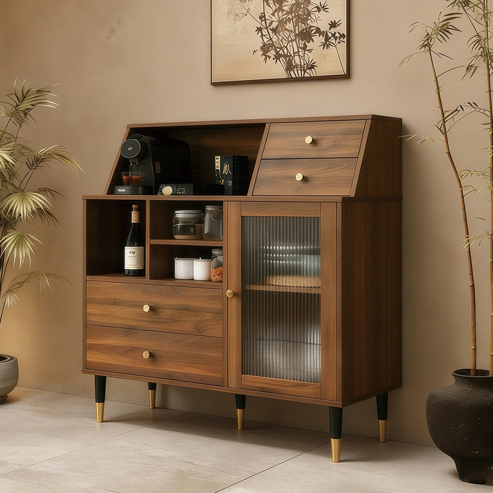Ebern Designs Chinese-style retro minimalist high-end sideboard | Wayfair