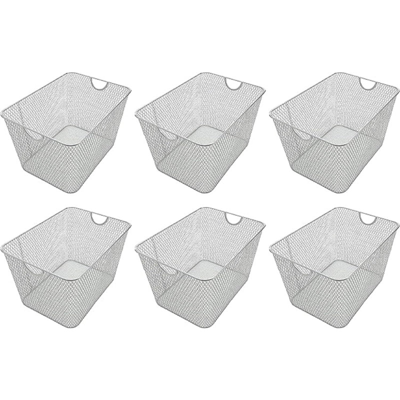 Rebrilliant Kitchen Pantry Organizer Upper Wire Basket Set & Reviews ...