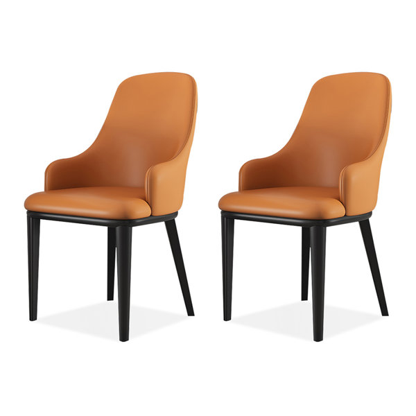 Corrigan Studio® 36.61" Solid back Arm Chair(Set of 2) | Wayfair