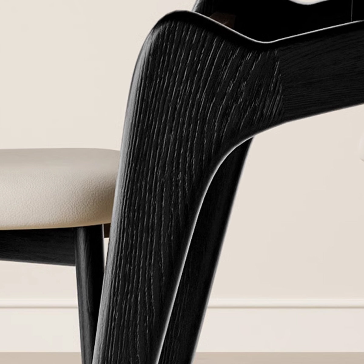 Sleek Surface Designs Nordic white rock slab rectangular dining table ...