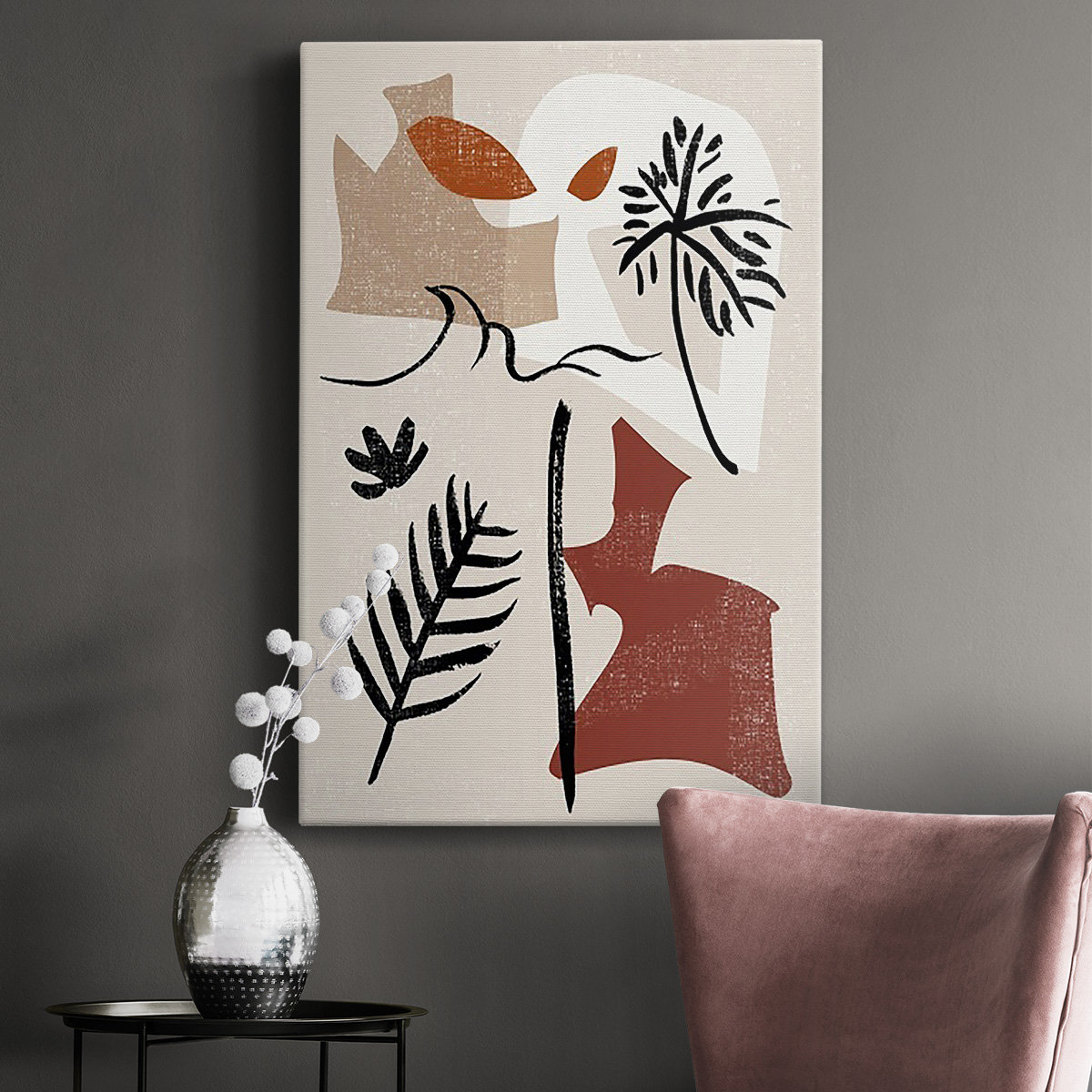 George Oliver Soft Palms VI On Canvas Print | Wayfair