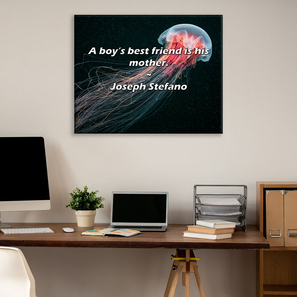 Astoria Grand Artsy Quote "A boy’s best friend is his mother." By ...
