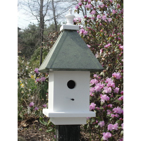 Post Mounted Bird Houses You'll Love | Wayfair