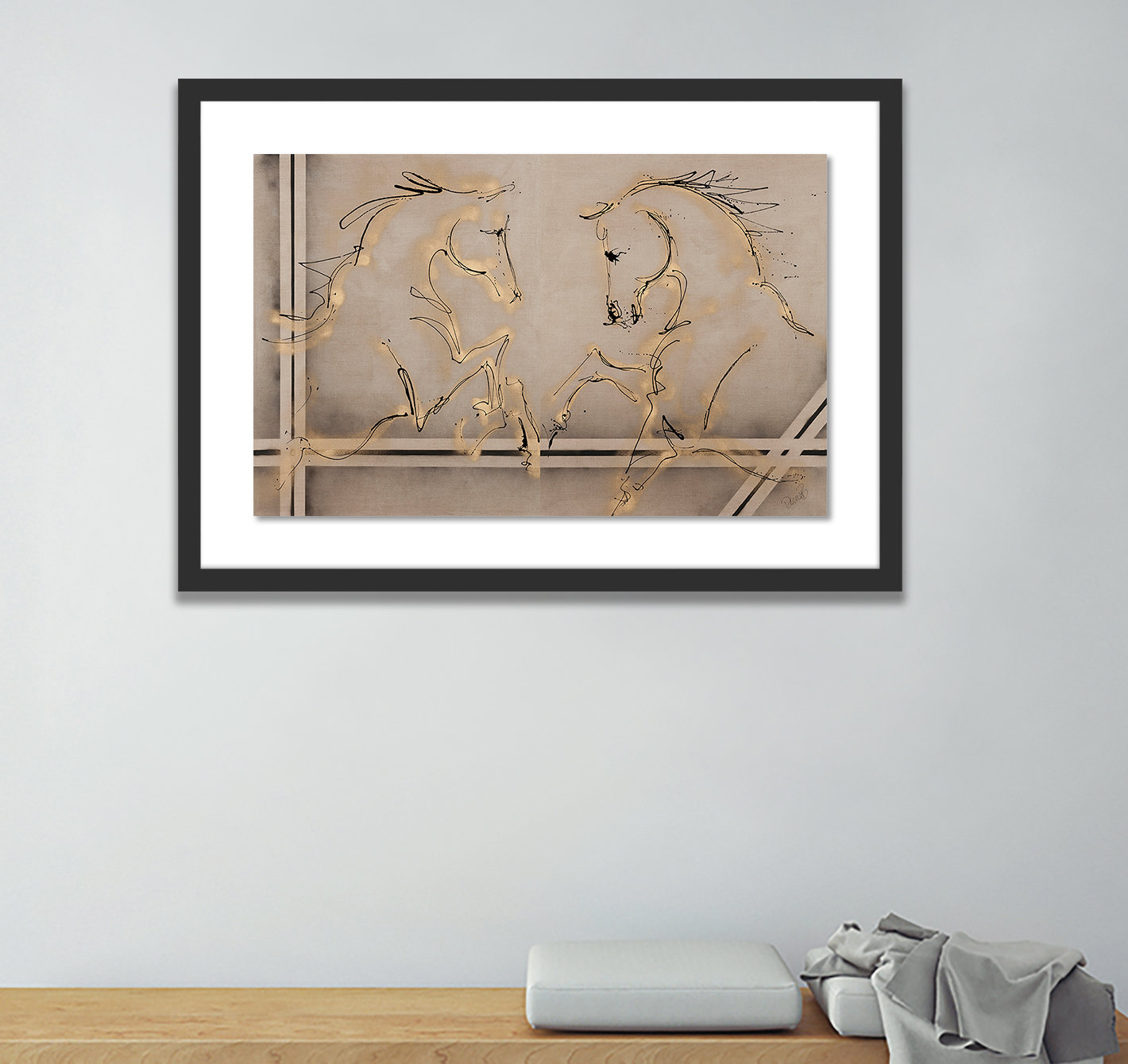 Four Hands Art Studio 'Greeting' by Donna Bernstein - Picture Frame ...