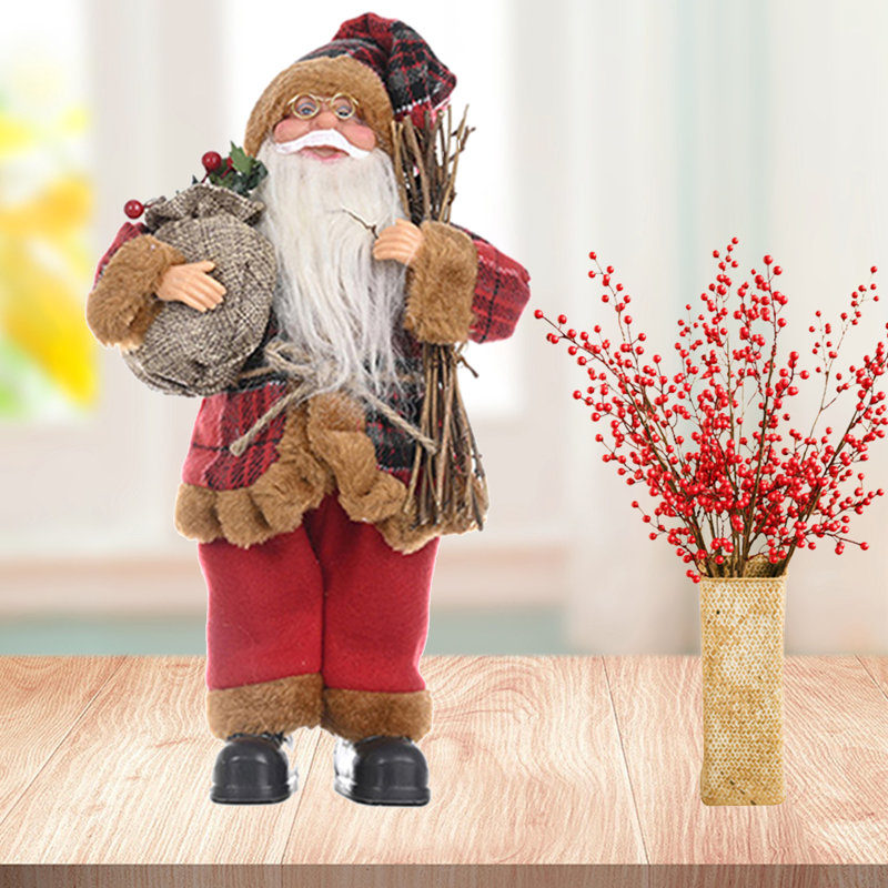 The Holiday Aisle® Chef Santa Doll Figurine | Wayfair
