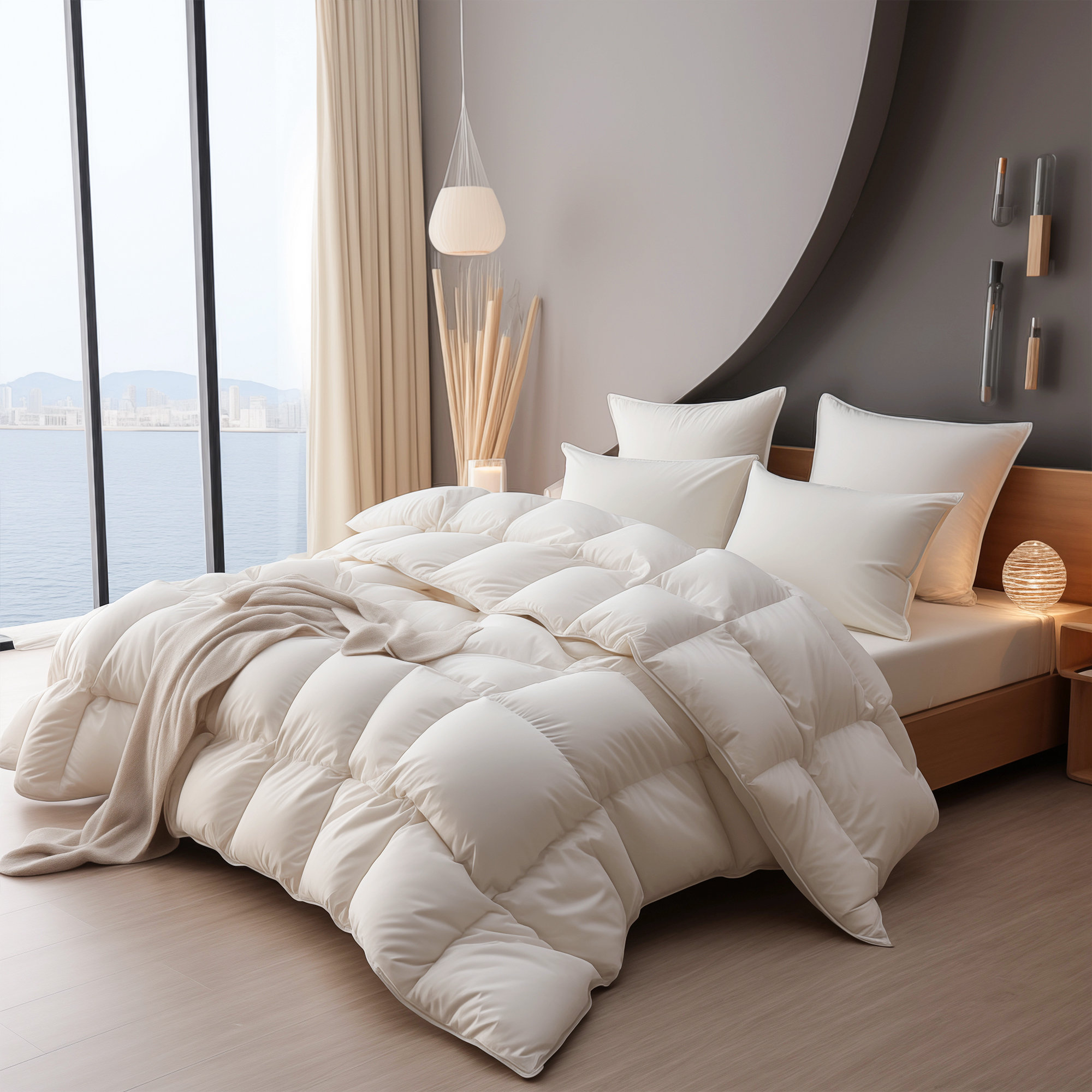 Alpha Home 2 in 1 Cotton Duvet Cover & Reviews | Wayfair