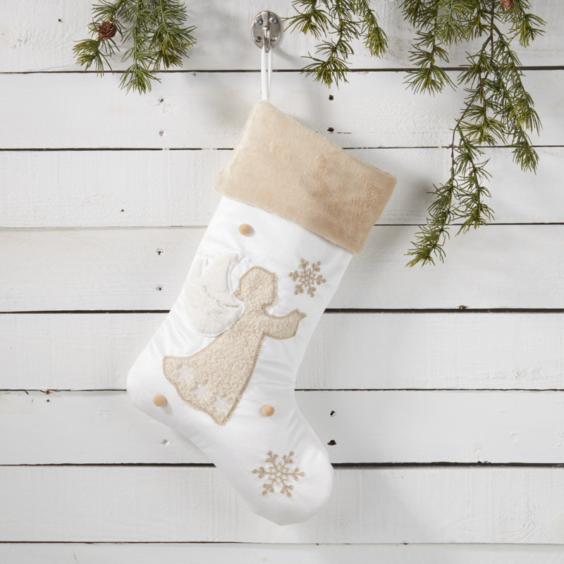 Saro Heavenly Elegance Angel Stocking | Wayfair
