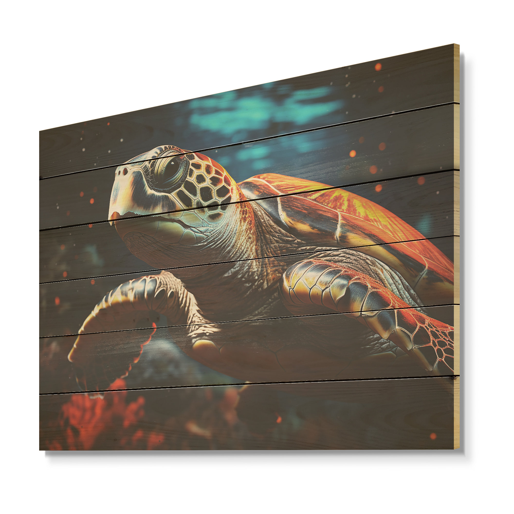 Bay Isle Home™ Abstract Representation Of A Turtles Serenity - Turtle ...