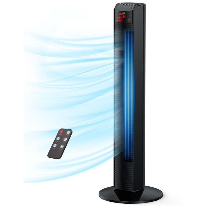 Taotronics Tower Fan, 36”oscillating Bladeless Fans With Remote, Quiet ...