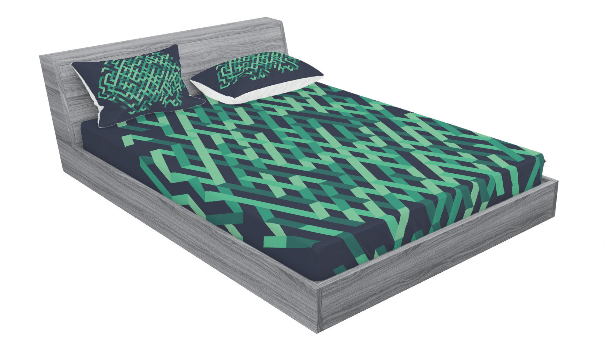 Ambesonne Maze Like Circle Round Seem Image Sheet Set | Wayfair