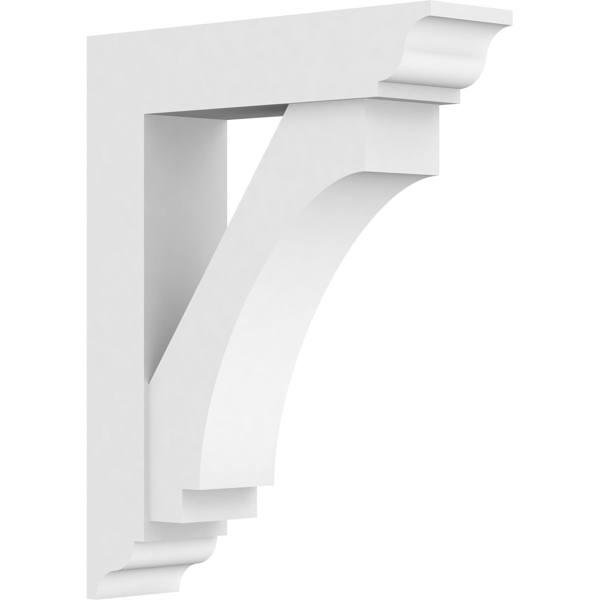 Ekena Millwork Standard Imperial Architectural Grade PVC Bracket With ...