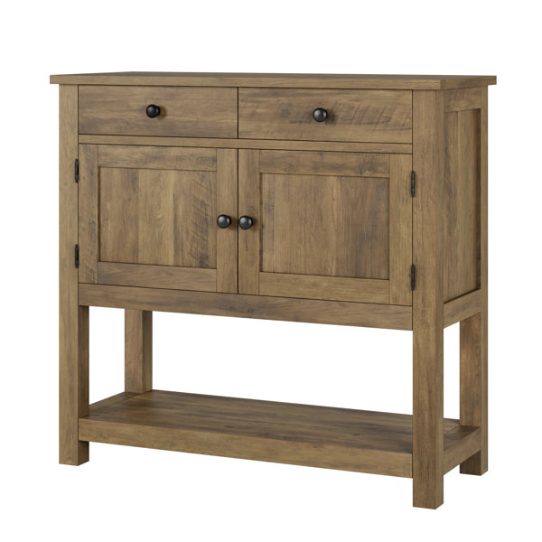 Wade Logan® Latiasha 35.4'' Console Table with Drawers and Cabinet ...