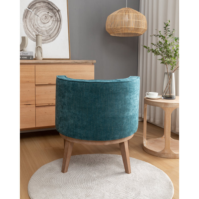 George Oliver Karoll Upholstered Barrel Chair | Wayfair