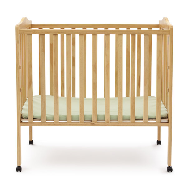 Delta Children Folding Mini Portable Crib with Mattress & Reviews | Wayfair