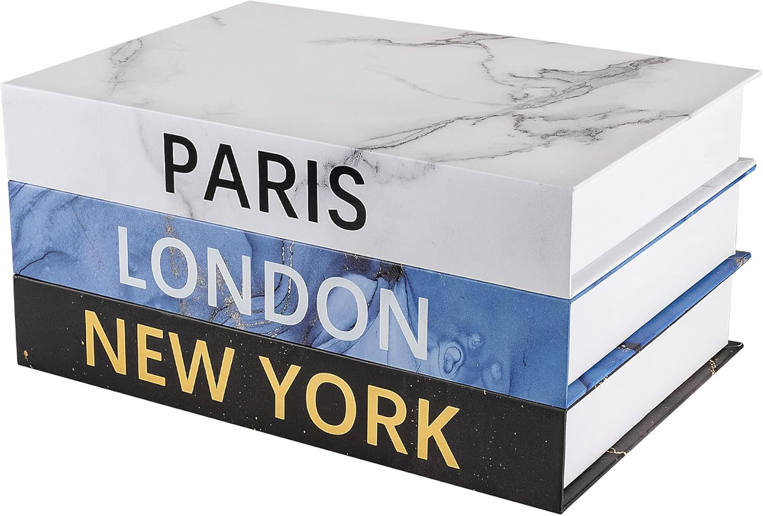 Ivy Bronx Set of 3 Decorative Books with Magnetic Closure - Art Deco ...