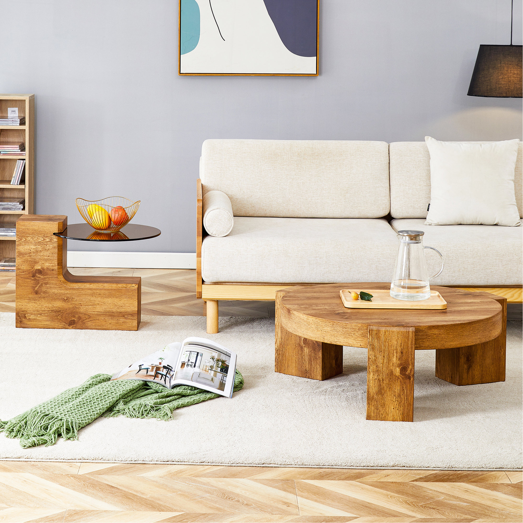 Millwood Pines The Detachable Double-Decker Coffee Table | Wayfair