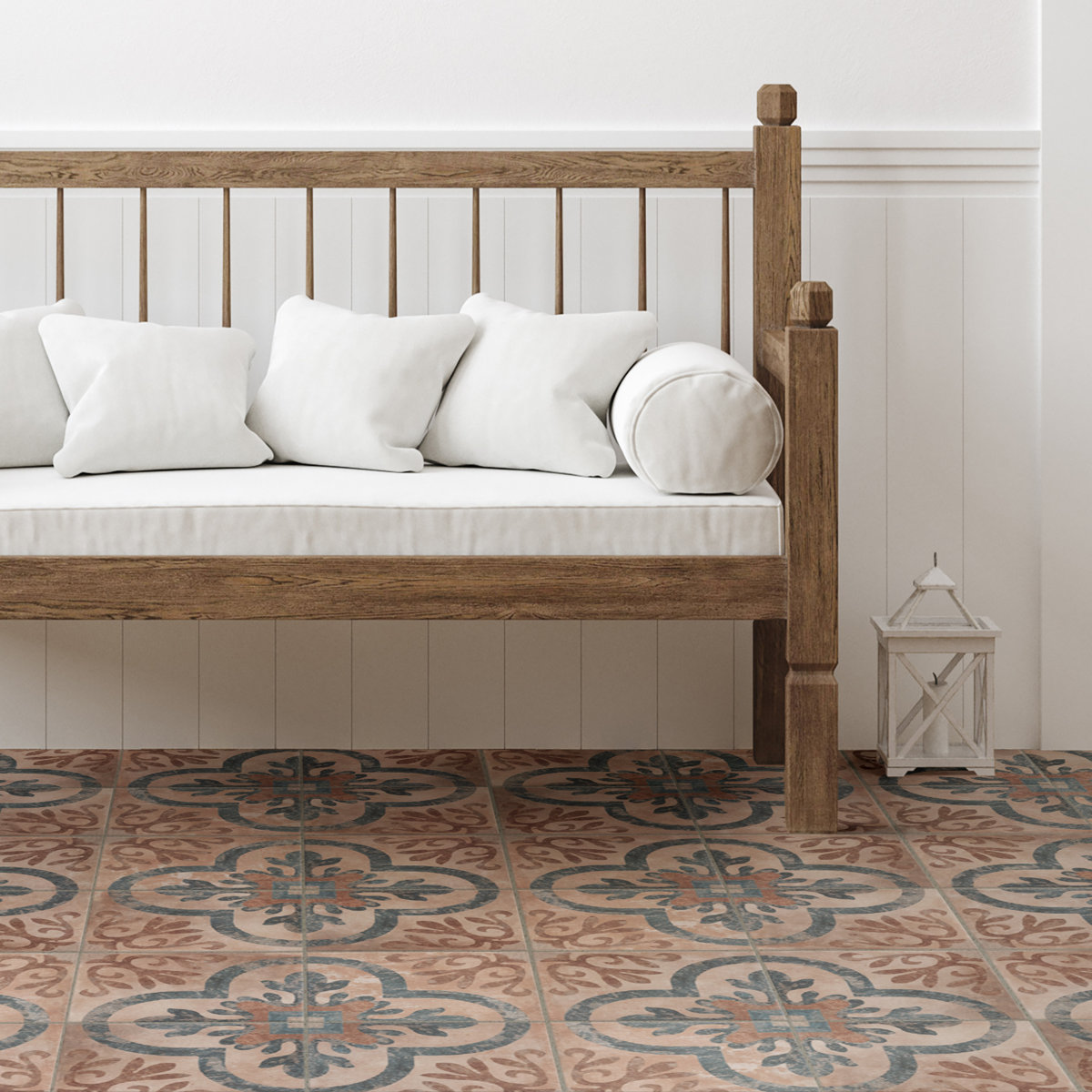 Merola Tile Americana Newton 9" x 9" Porcelain Wall & Floor Tile ...