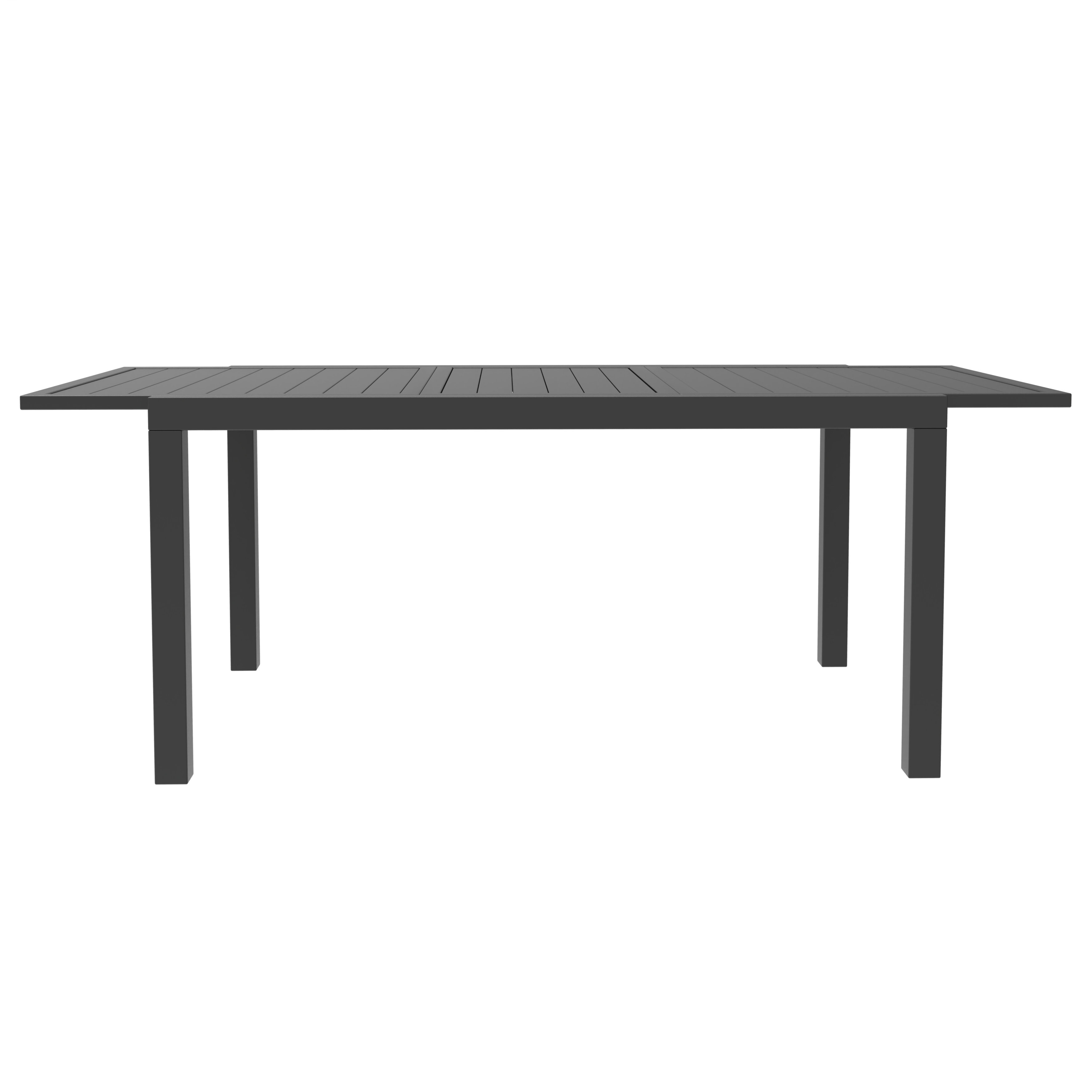 Corrigan Studio® Extendable Outdoor Rectangular Dining Table In ...