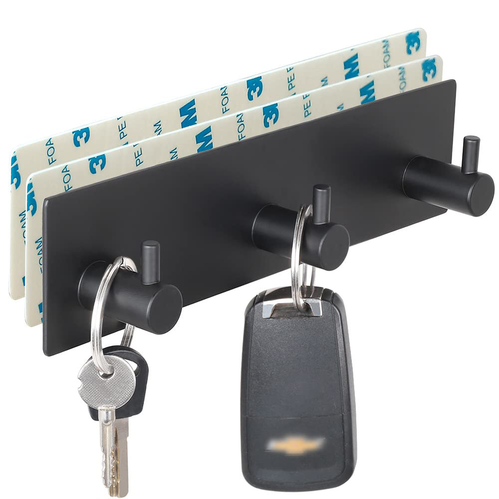 Ebern Designs Key Holder For Wall With 2 Self-Adhesive Tapes, No Damage ...