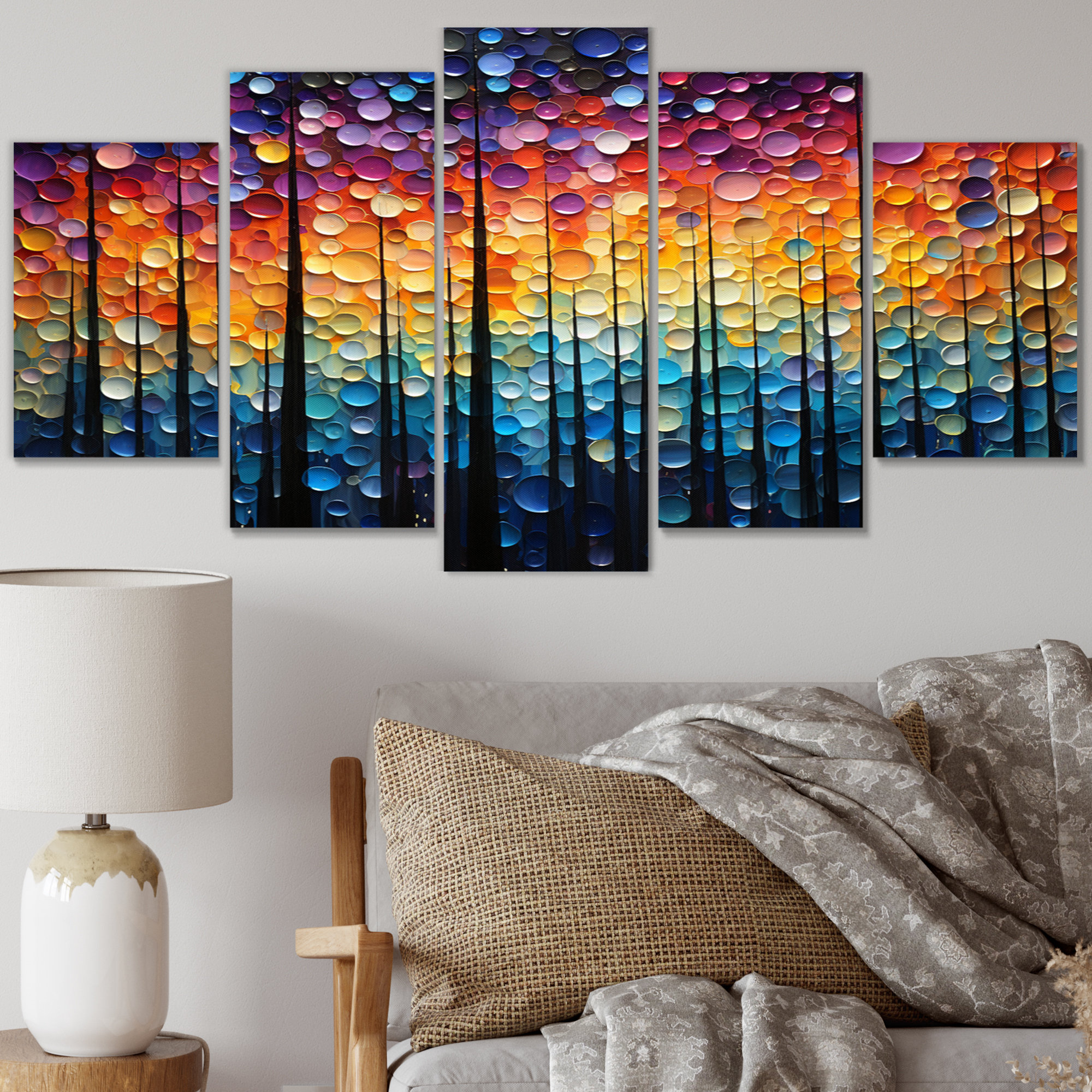 Winston Porter Hardedge Art Sublime Tree Symmetry II - Modern Wall ...