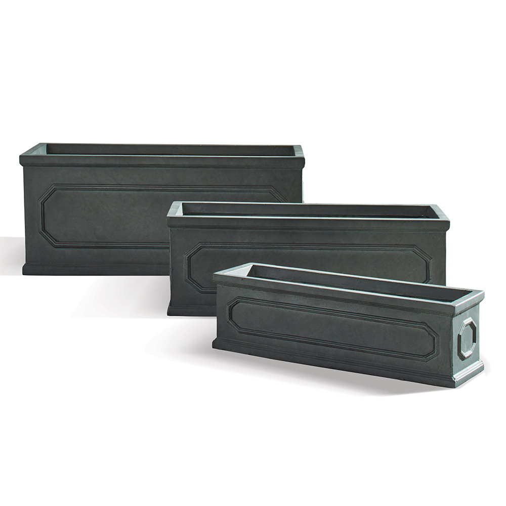Laurel Foundry Modern Farmhouse® Vesper 3-Piece Composite Planter Box Set | Wayfair