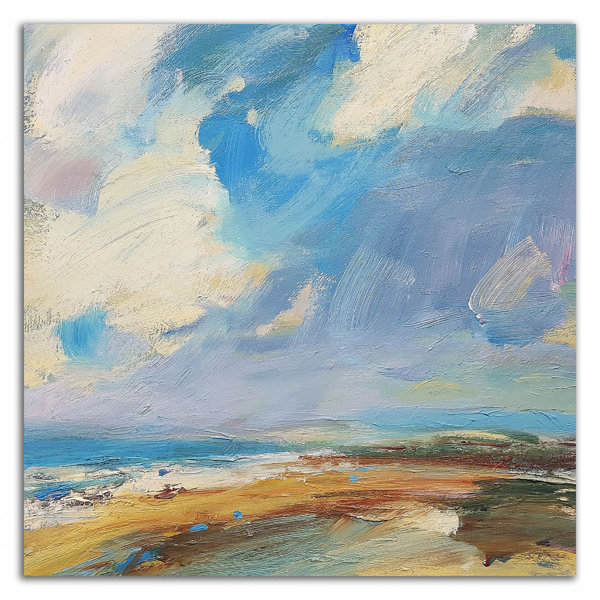 Rosecliff Heights Ochre Sand West Coast On Canvas Print | Wayfair