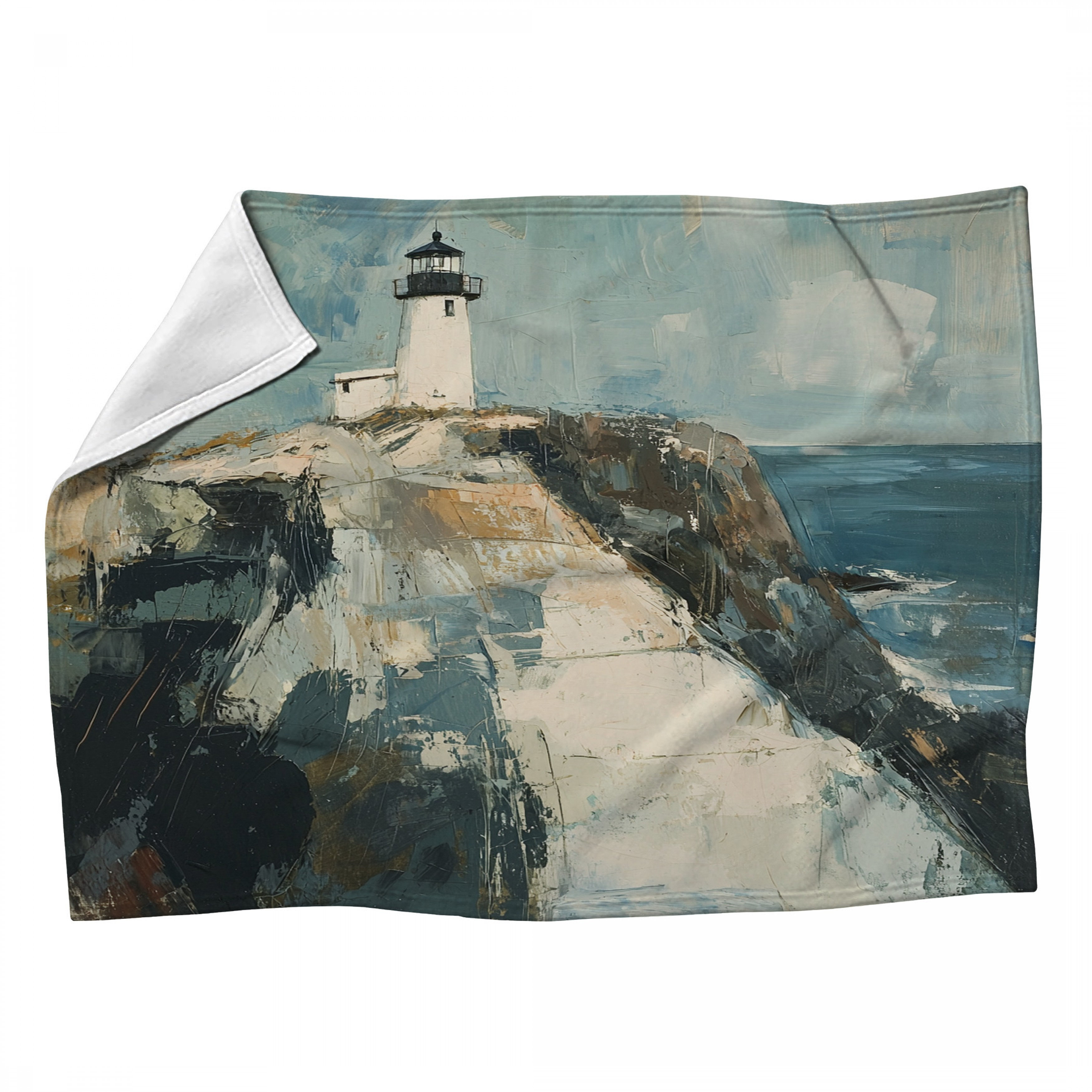 VisionDecor Lighthouse Fleece Throw Blanket - Architecture Throws for ...